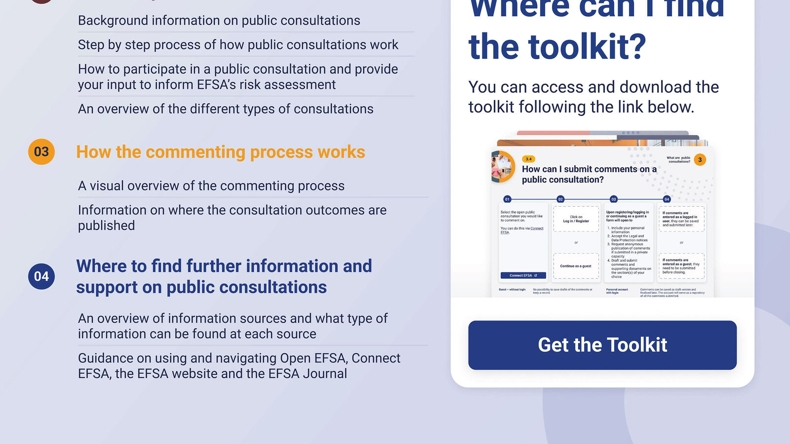 A communication toolkit for public consultations | EFSA